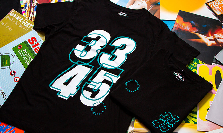 NEW 33 45 T-SHIRT