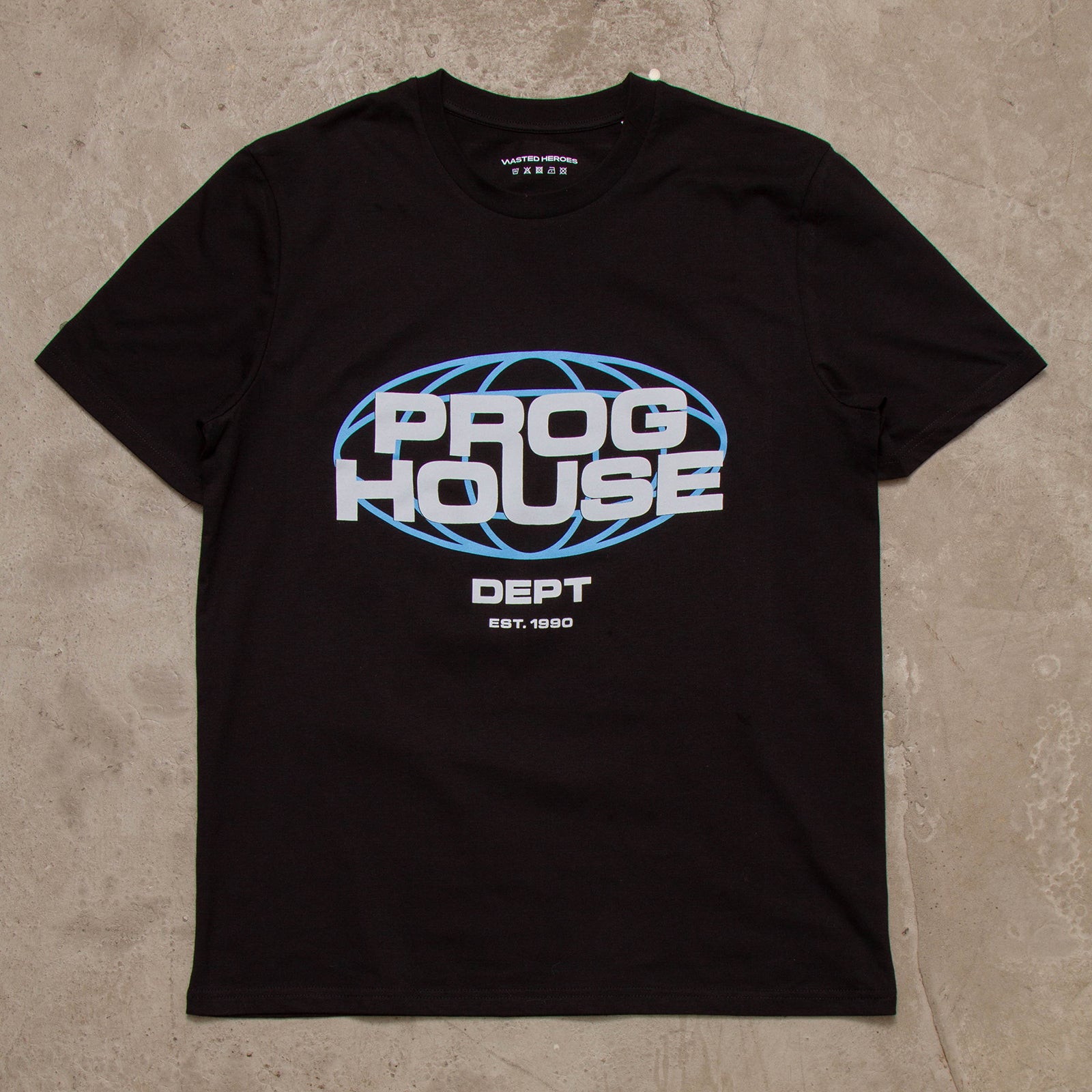 Prog House Dept Front Print - Tshirt - Black